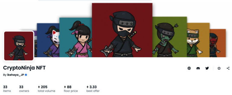 豪華特典がいっぱい！CNP(クリプトニンジャパートナーズ)NFTがおすすめな理由 | みらいブログ